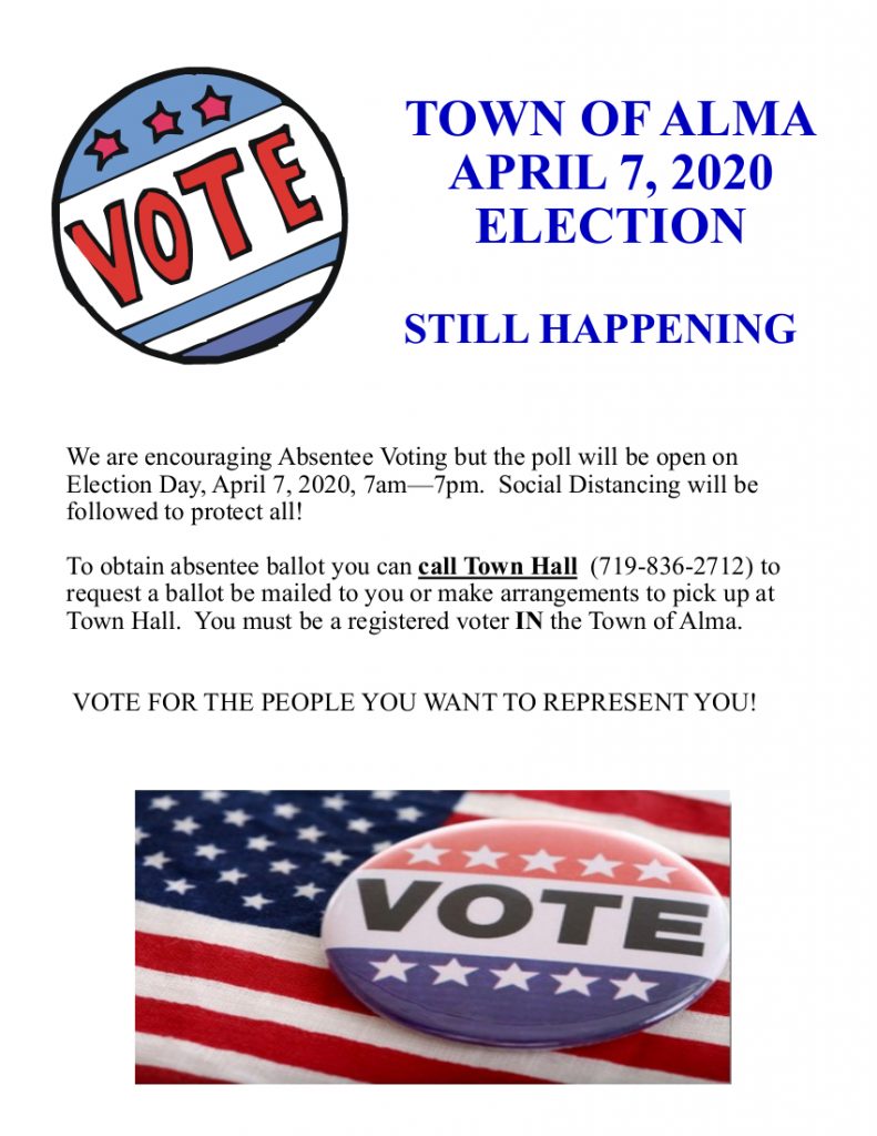 Election Announcement – Alma | Colorado